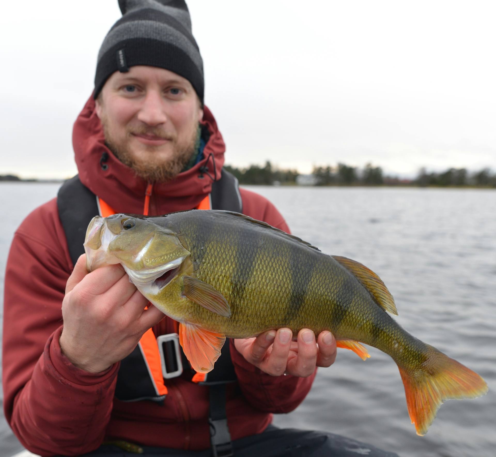 Thomas Tööj med en ny fin fisk - PikewallisFriluftsliv